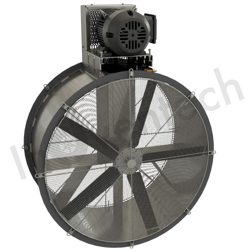 Belt Drive Model BCS Tube Axial Duct Fans On Indventech